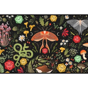 Dnd Desk Mat, Dungeons Dragons Deskmat, Druid, Dnd Dice Desk Mat ...