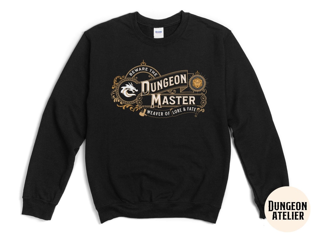 DUNGEON MASTER SWEATSHIRT, Dungeons and Dragons Sweatshirt, D&D Sweater ...
