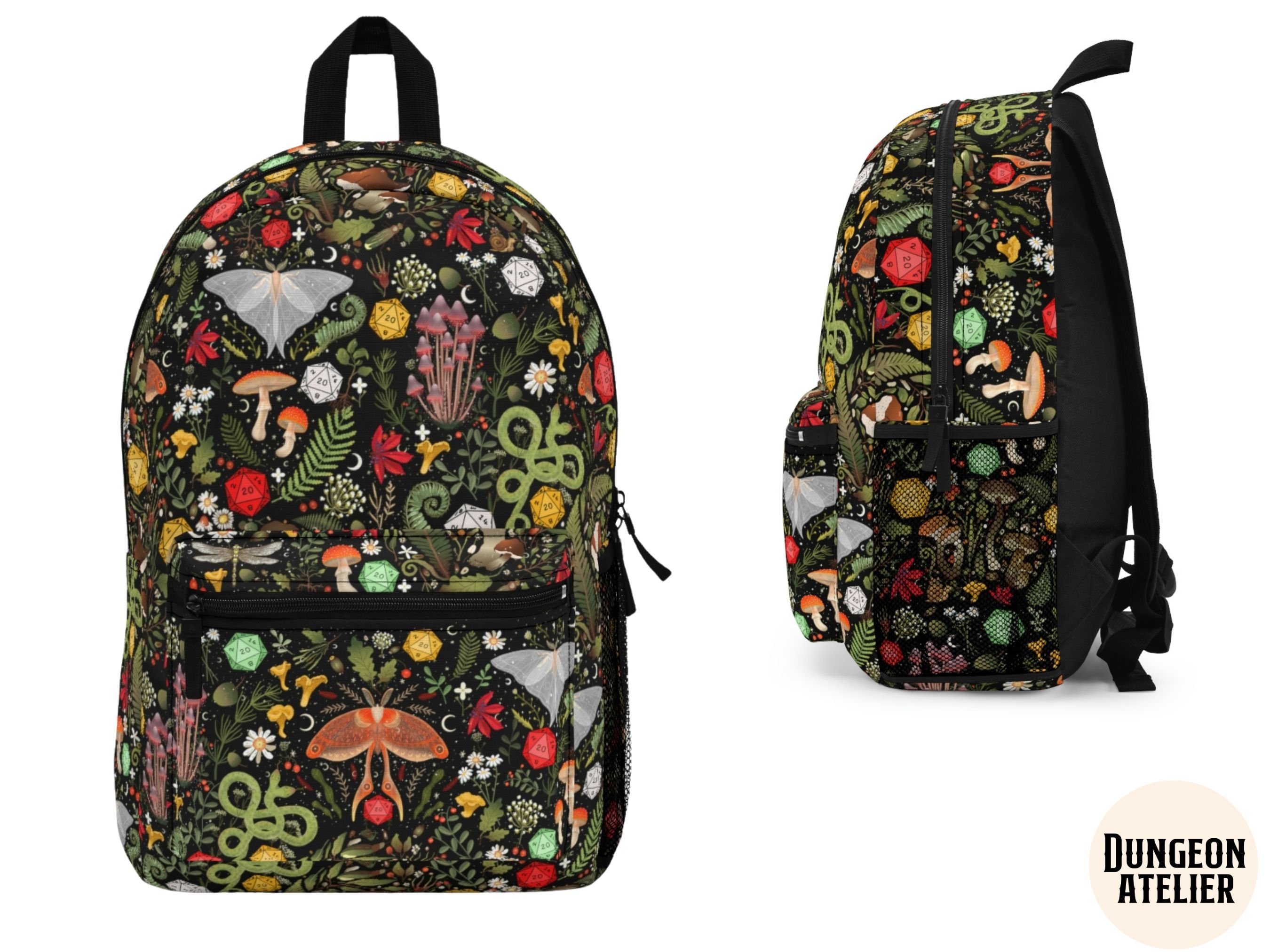 DRUID DND BACKPACK Dnd Backpack for School Mushroom - Etsy Canada