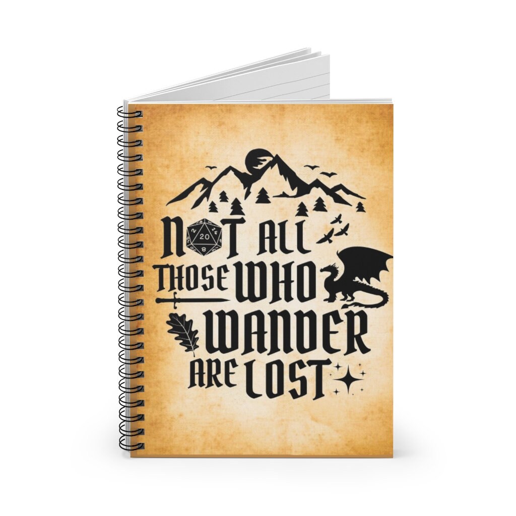 ADVENTURER DND Notebook Dnd Journal Dnd Character Journal | Etsy