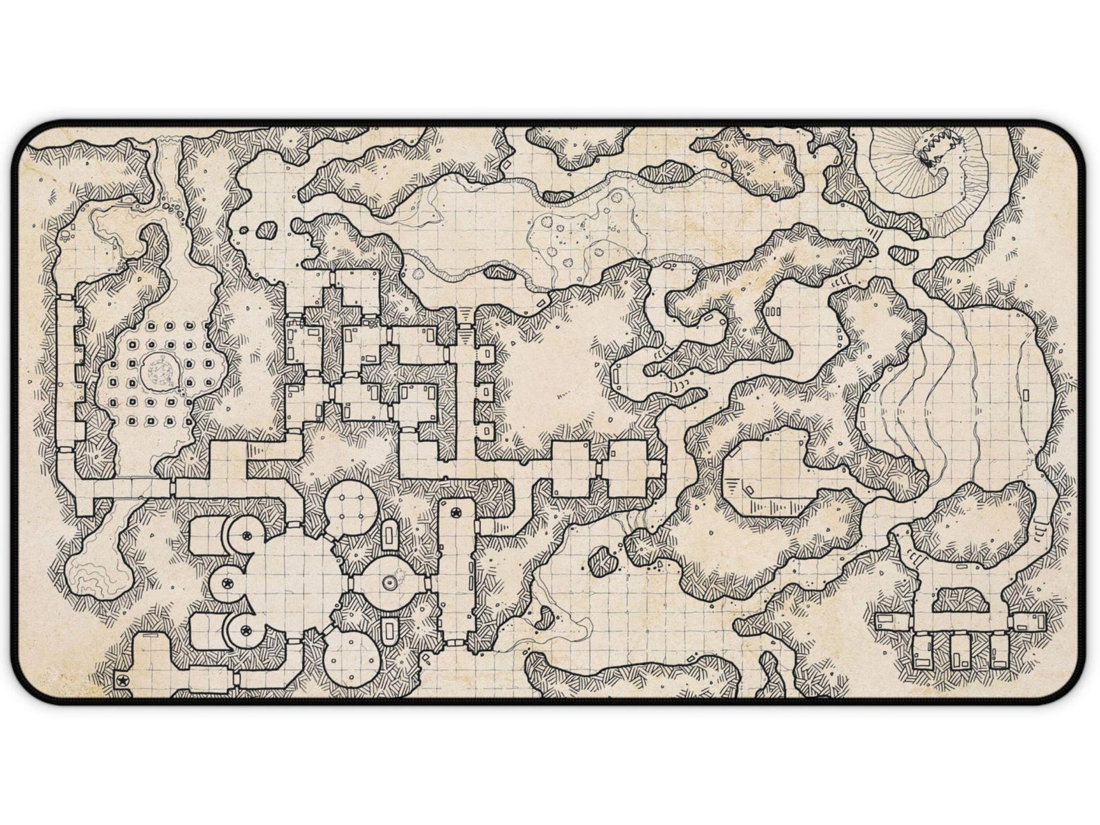 DND DESK MAT: Dungeon Cartography, Dnd Map, Dnd Computer Mat, Desk Mat ...