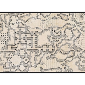 DND DESK MAT: Dungeon Cartography, Dnd Map, Dnd Computer Mat, Desk Mat ...