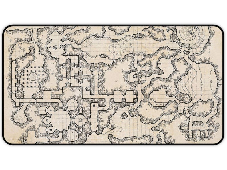 DND DESK MAT: Dungeon Cartography, Dnd Map, Dnd Computer Mat, Desk Mat ...