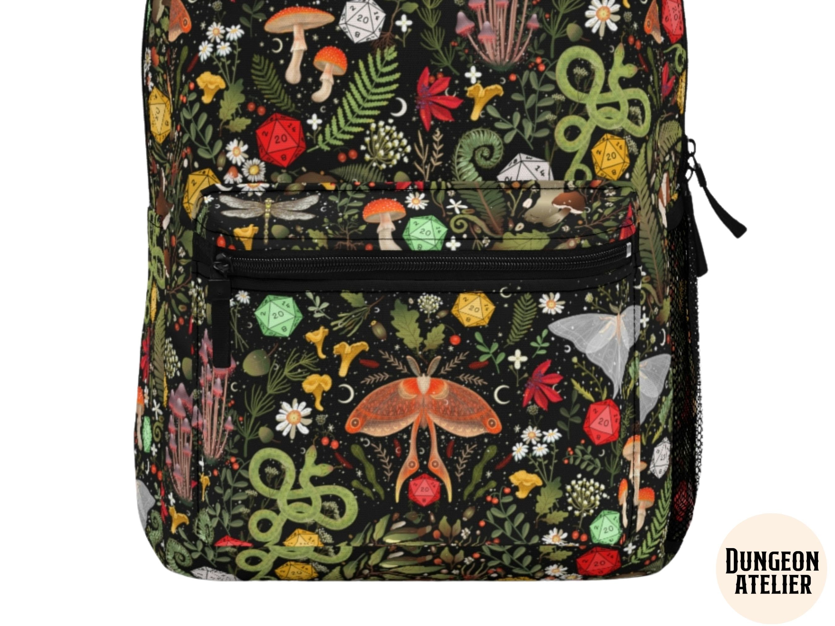 DRUID DND BACKPACK Dnd Backpack for School Mushroom - Etsy Canada