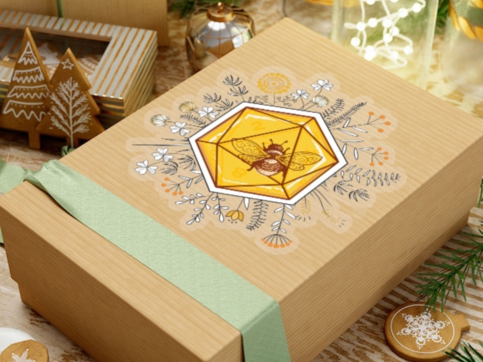BEE DICE DND Sticker, Critical Role Sticker, Dnd Transparent Vinyl ...
