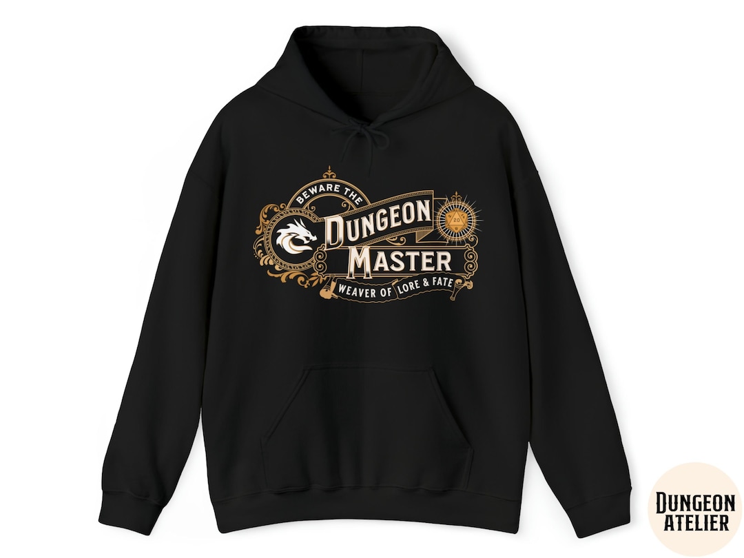 DUNGEON MASTER HOODIE, Dungeon Master Gift, Dnd Hoodie, Game Master ...