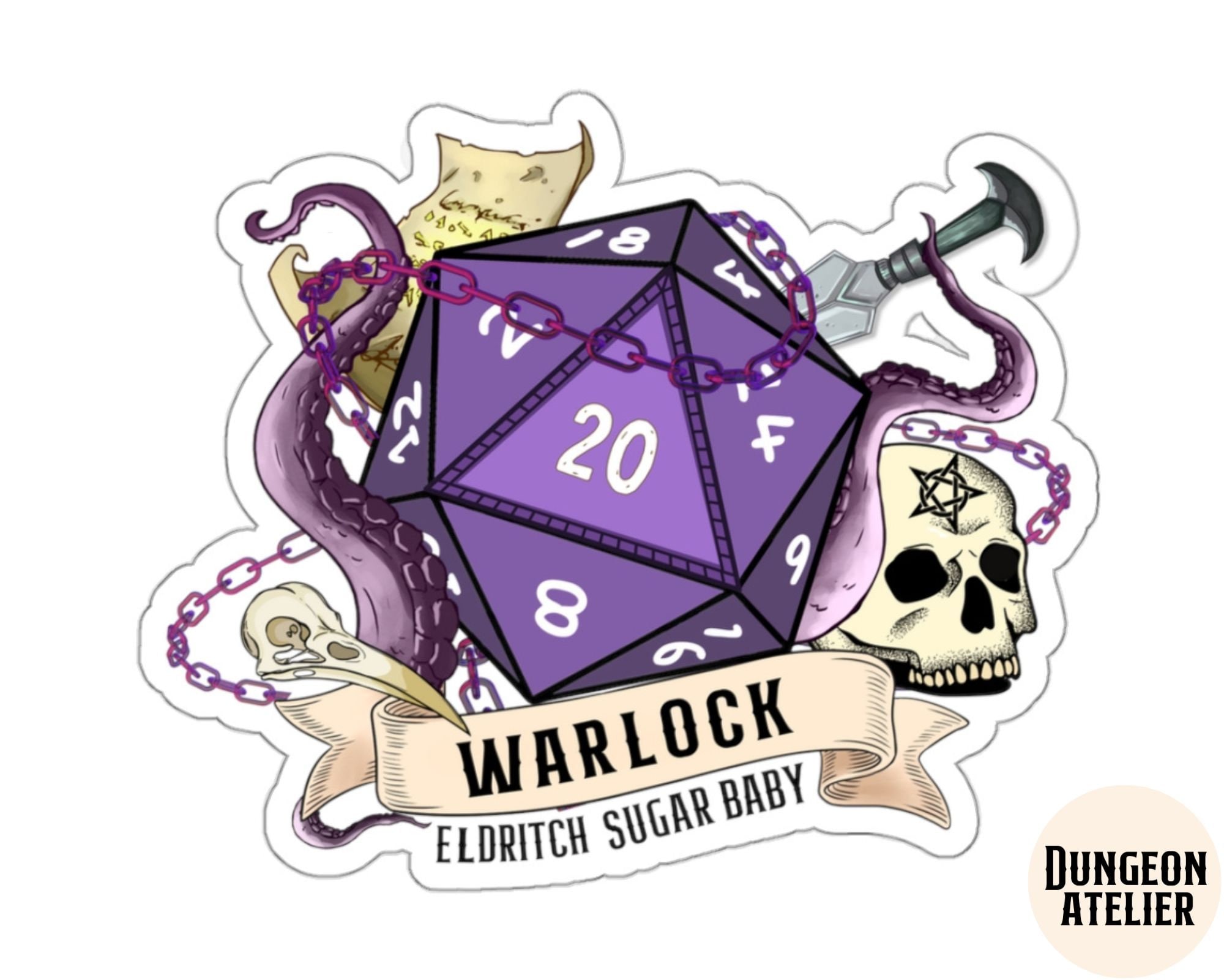 Destiny Warlock Emblem Purple