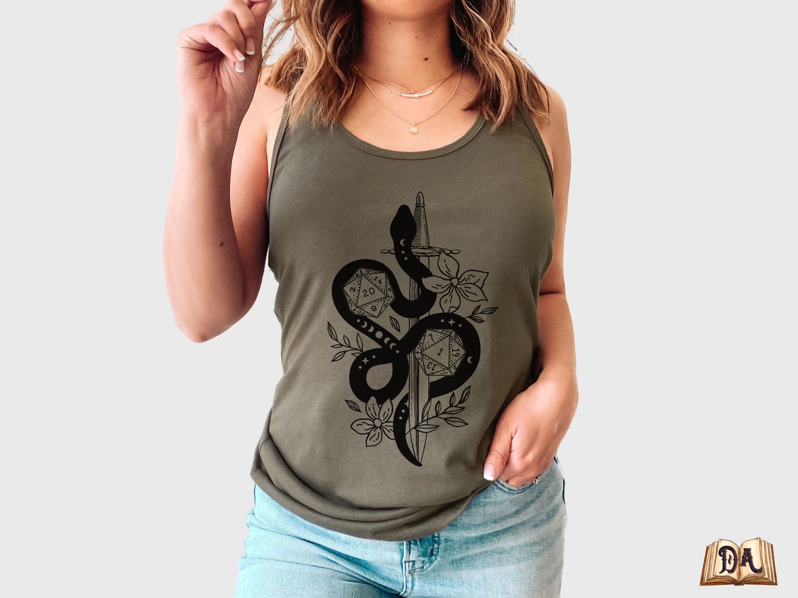 DND Tank Top Dungeons and Dragons Tank Top D20 Tank Top | Etsy