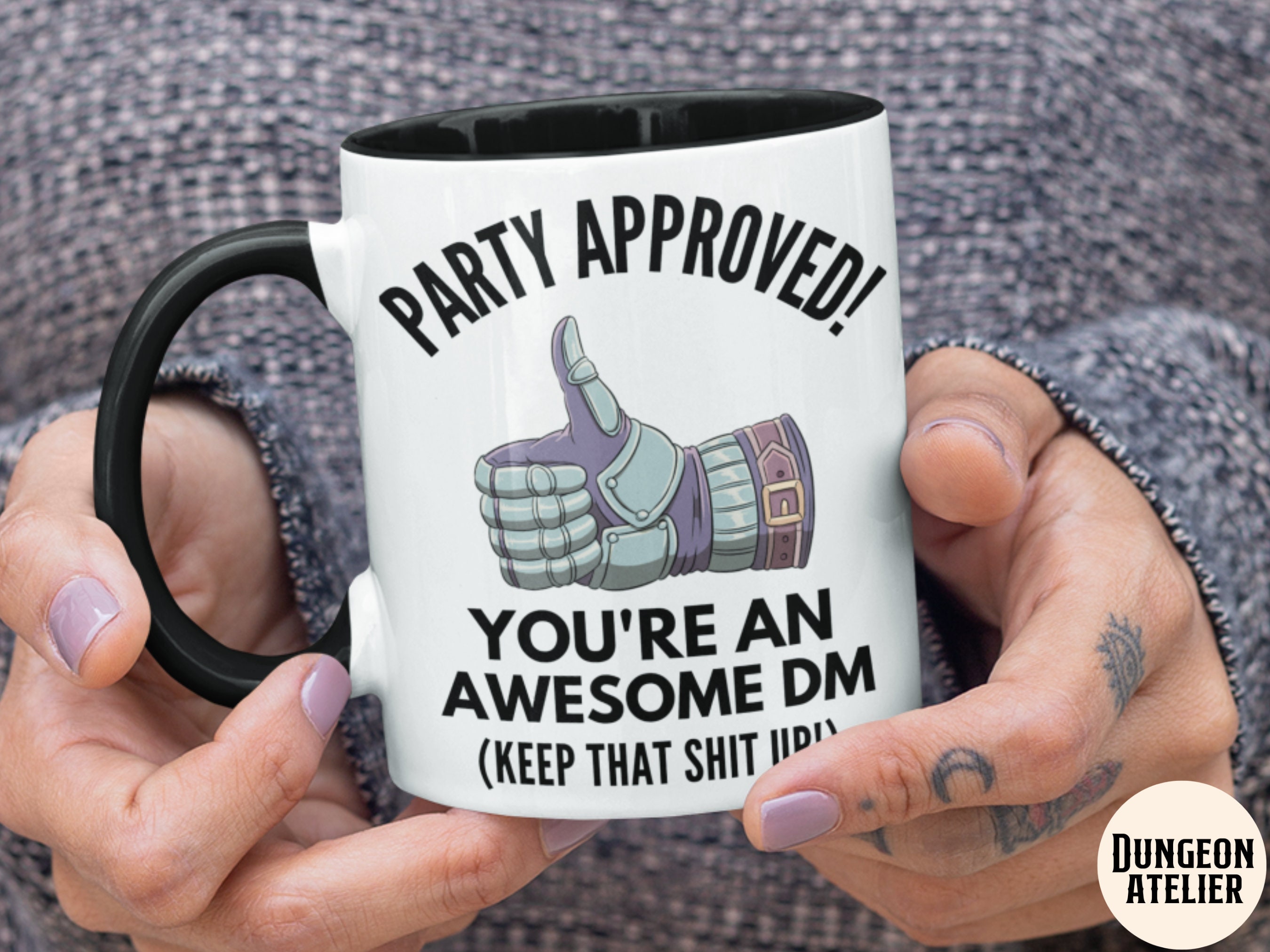 DM MUG, Dungeon Master Mug, Best Dm Mug, Gift for Dm, Dm Gift, Dnd Gift ...