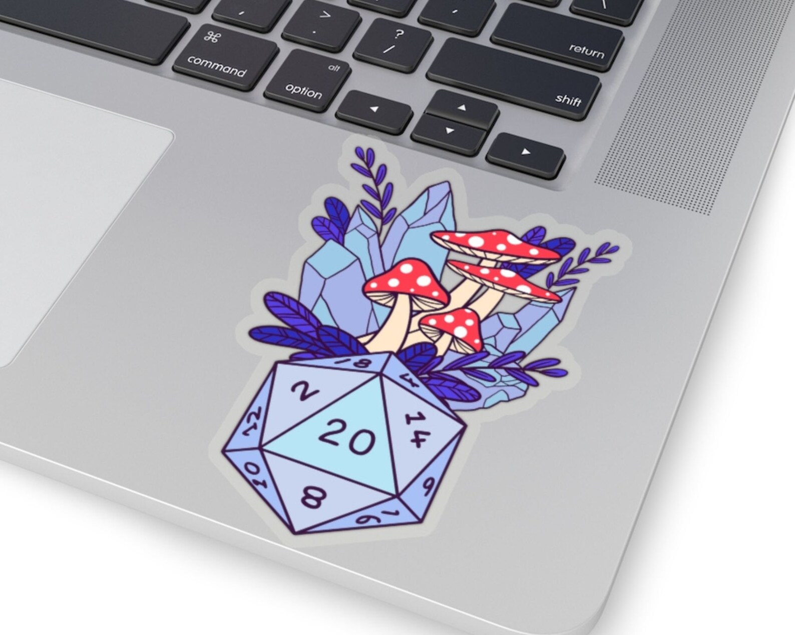 MUSHROOM DICE DND Sticker, D20 Sticker, Dnd Vinyl Sticker, Dnd ...