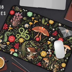 Dnd Desk Mat, Dungeons Dragons Deskmat, Druid, Dnd Dice Desk Mat ...