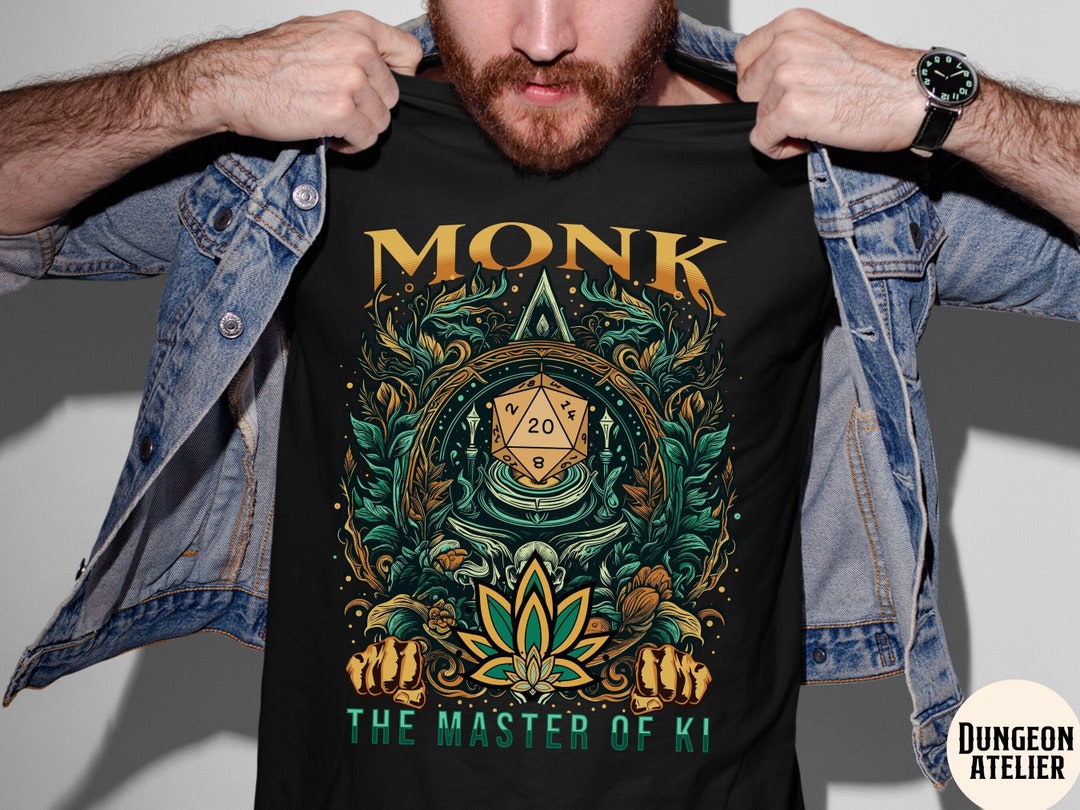 DND MONK, Dnd Monk Shirt, Fury of Blows, Dnd Monk Gift, Dungeons and ...