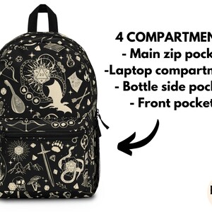 DND BACKPACK, Dnd Backpack for School, Dungeons and Dragons Backpack ...