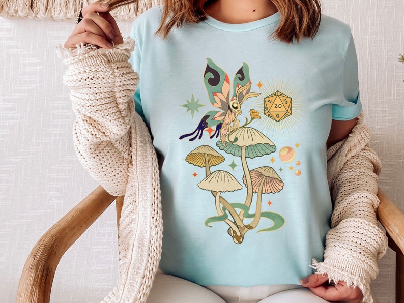 DND FEYWILD SHIRT | Dnd Mushroom Dice | Dnd Butterfly Dice | the Wild ...