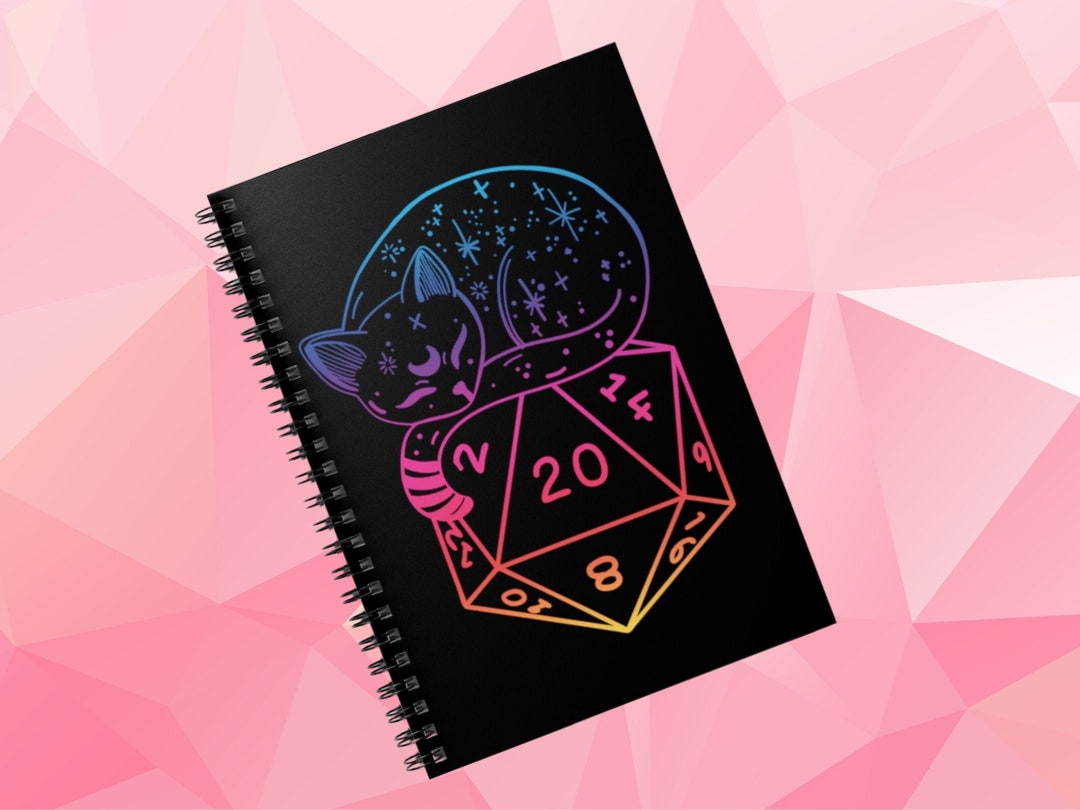 DND NOTEBOOK | Dnd Journal | Campaign Journal | Character Journal | Cat ...