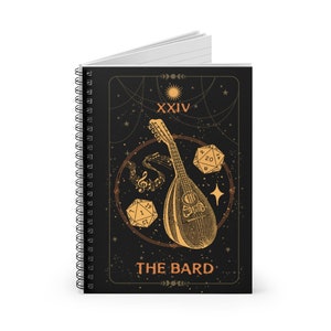 BARD NOTEBOOK | Bard Journal | Dnd Notebook | Dungeons and Dragons | Dnd Journal | Vicious ...