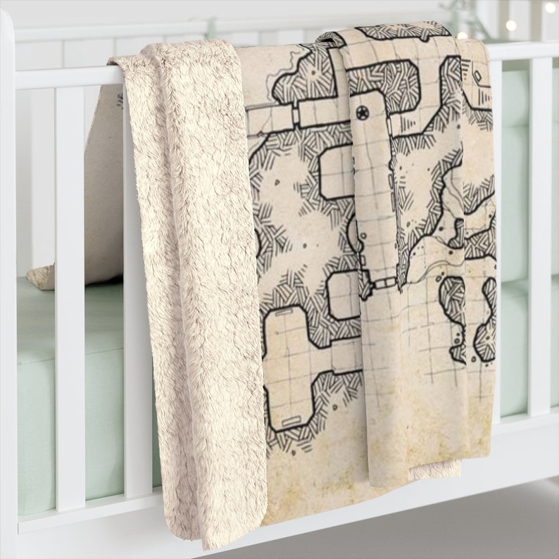 DND BLANKET, Dungeons and Dragons Blanket Sherpa, Dnd Map, Dnd ...