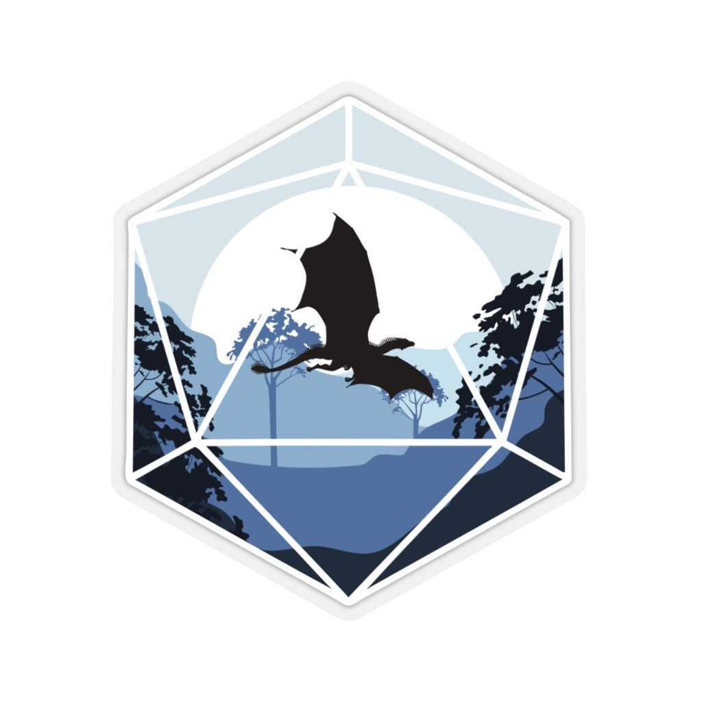 DND STICKER DRAGON Sticker Dnd Dnd Vinyl Sticker Dnd - Etsy