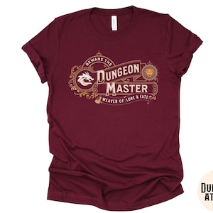DUNGEON MASTER Shirt, DM Shirt, Dungeon Master Gift, Dnd Shirt Dm, Dnd ...