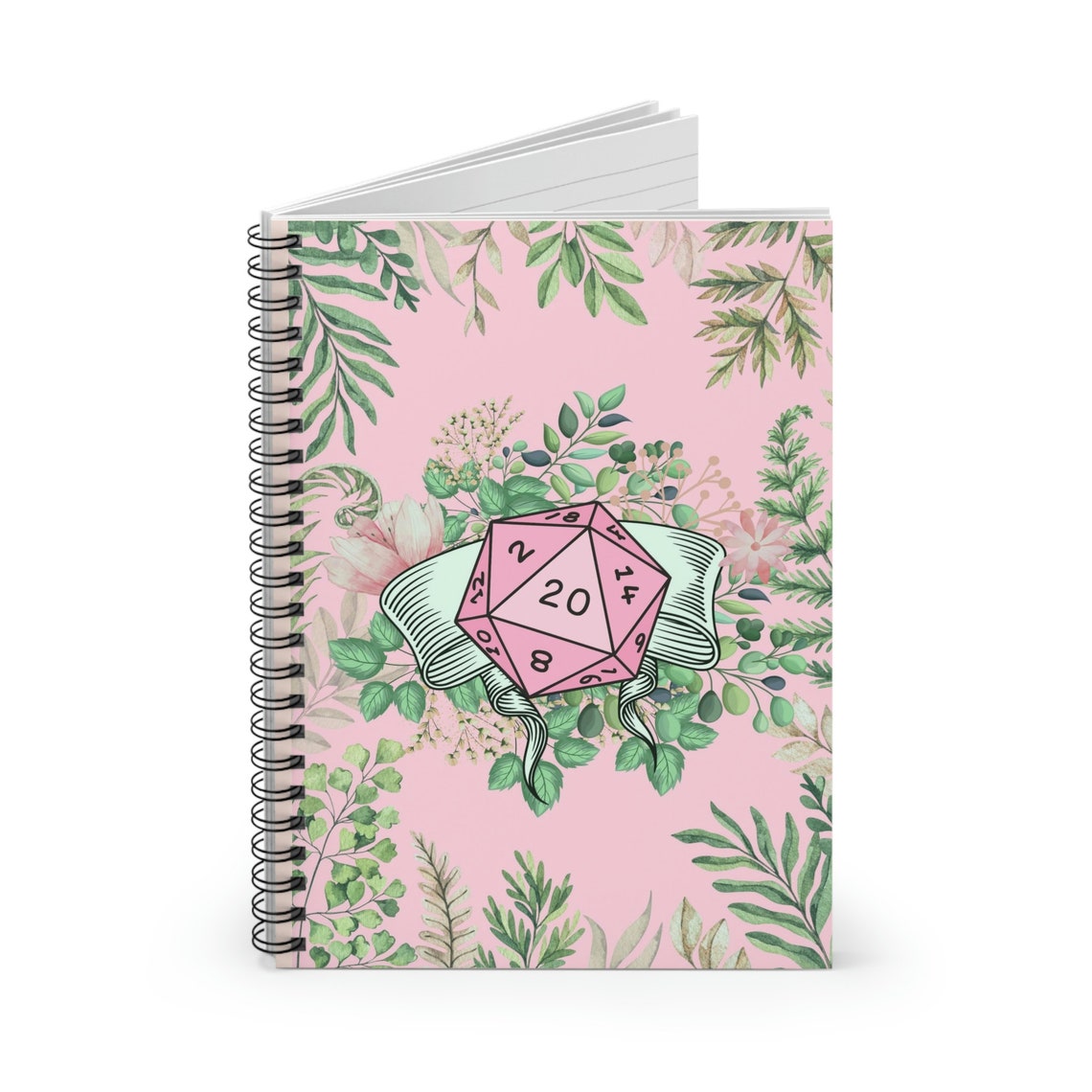 DND NOTEBOOK FLORAL | Dnd Journal | Dungeons and Dragons | Rpg Notebook ...