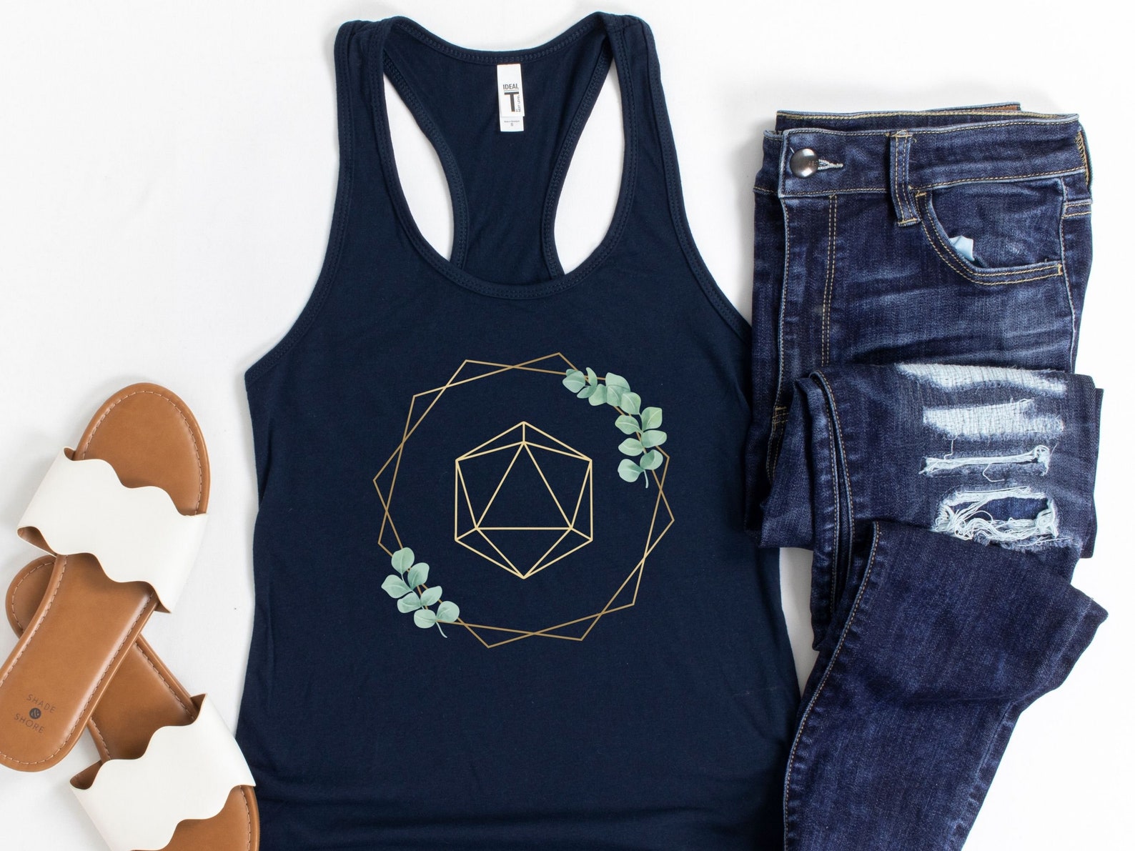 DND Tank Top, Dungeons and Dragons Tank Top, D20 Tank Top, Critical ...