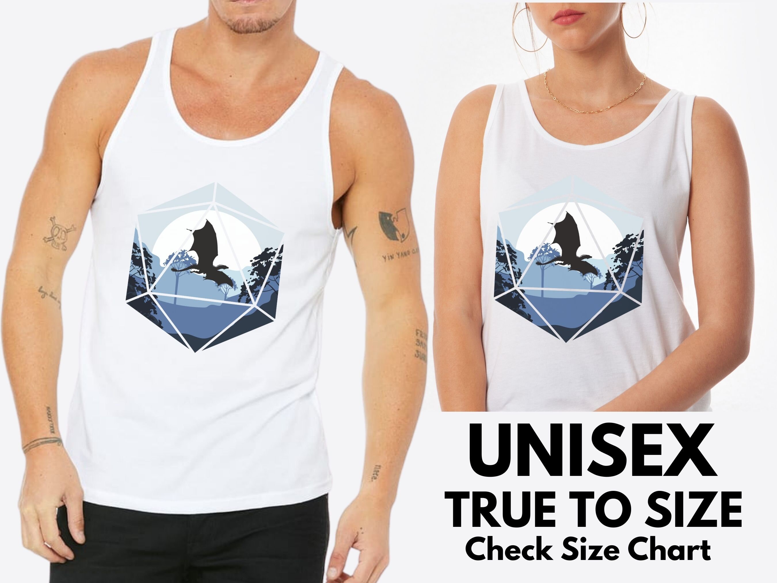 DND TANK TOP Mens Dungeons and Dragons Tank Top Dungeon - Etsy