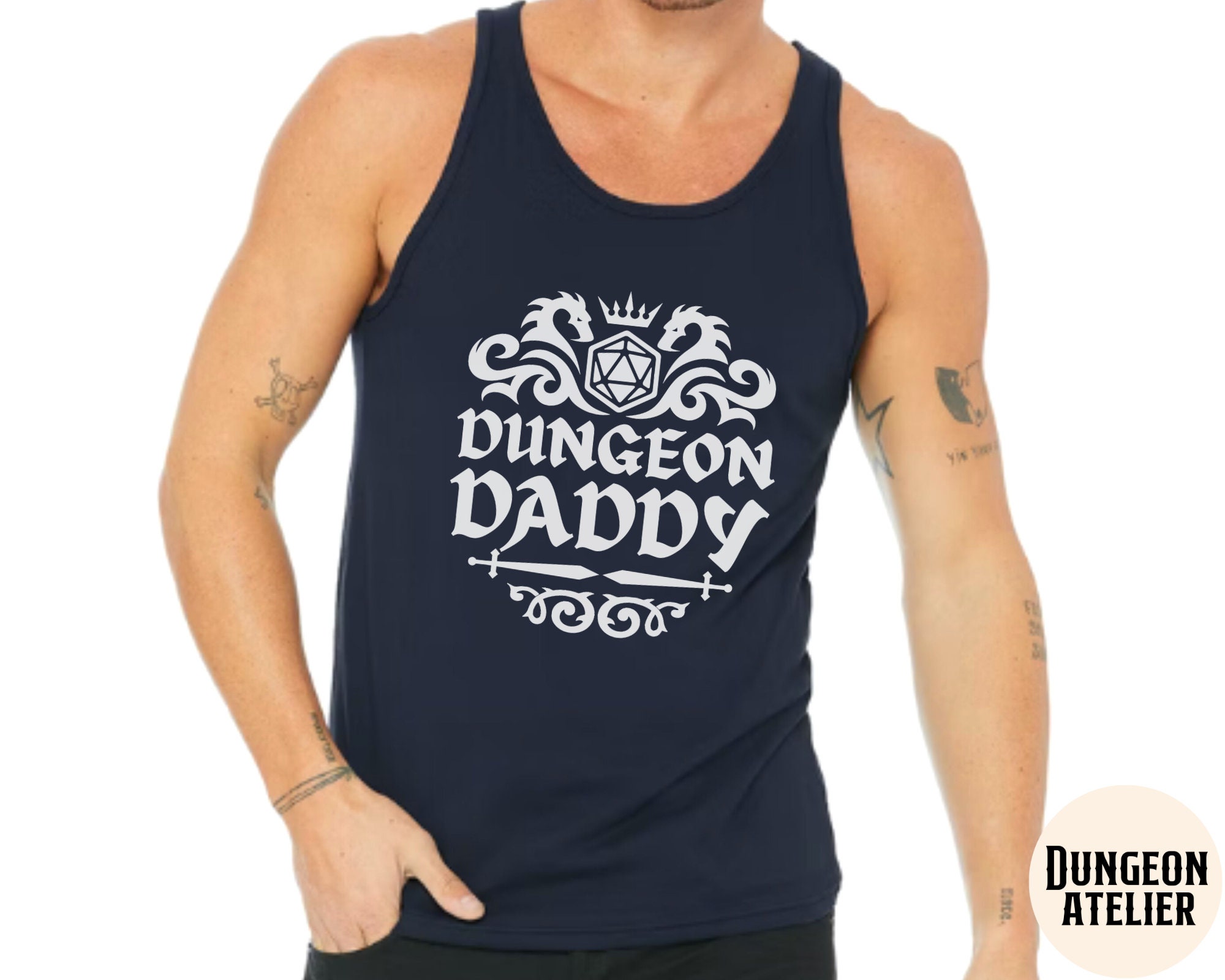 DND DAD Dnd Tank Top Men Dnd Dad Gifts Dungeons and Dragons - Etsy