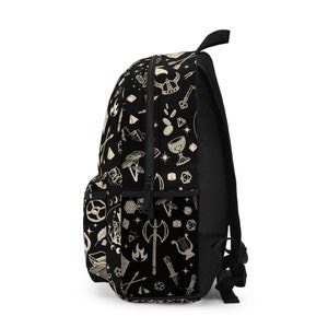 DND BACKPACK, Dnd Backpack for School, Dungeons and Dragons Backpack ...