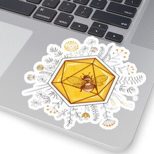 BEE DICE DND Sticker, Critical Role Sticker, Dnd Transparent Vinyl ...