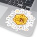 BEE DICE DND Sticker, Critical Role Sticker, Dnd Transparent Vinyl ...