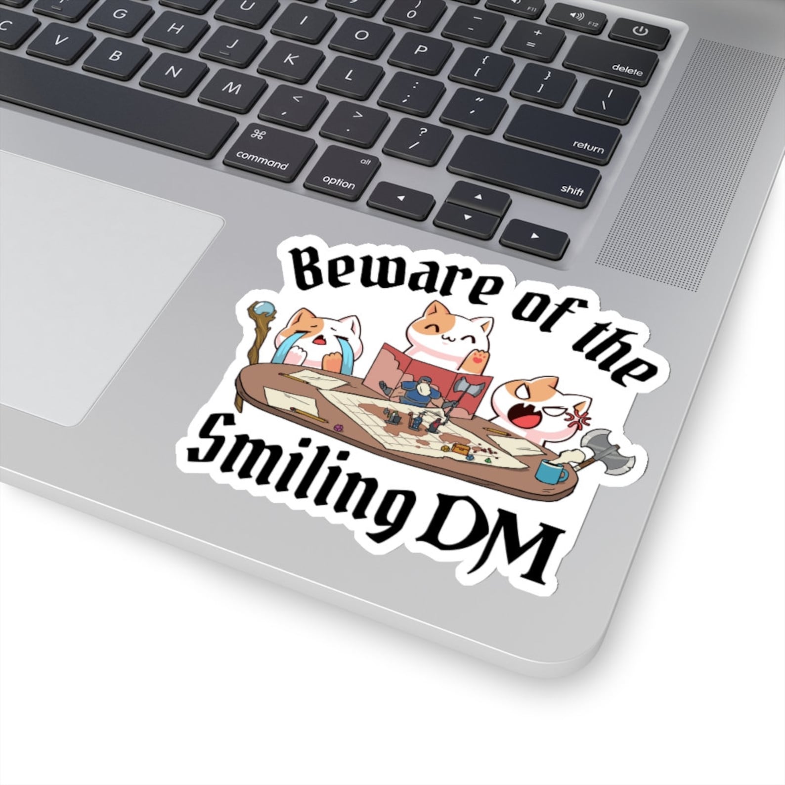 Dungeon Master Dnd Sticker Dm Sticker Cats Playing Dnd - Etsy