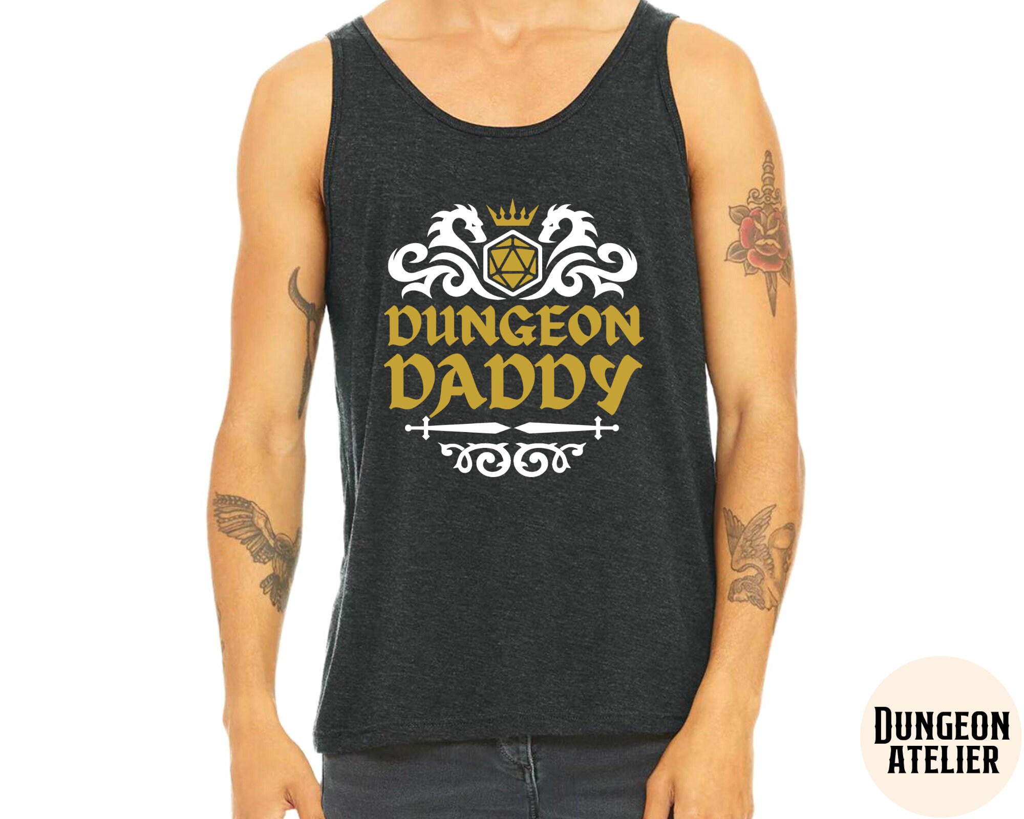 DND DAD Dnd Tank Top Men Dnd Dad Gifts Dungeons and Dragons - Etsy