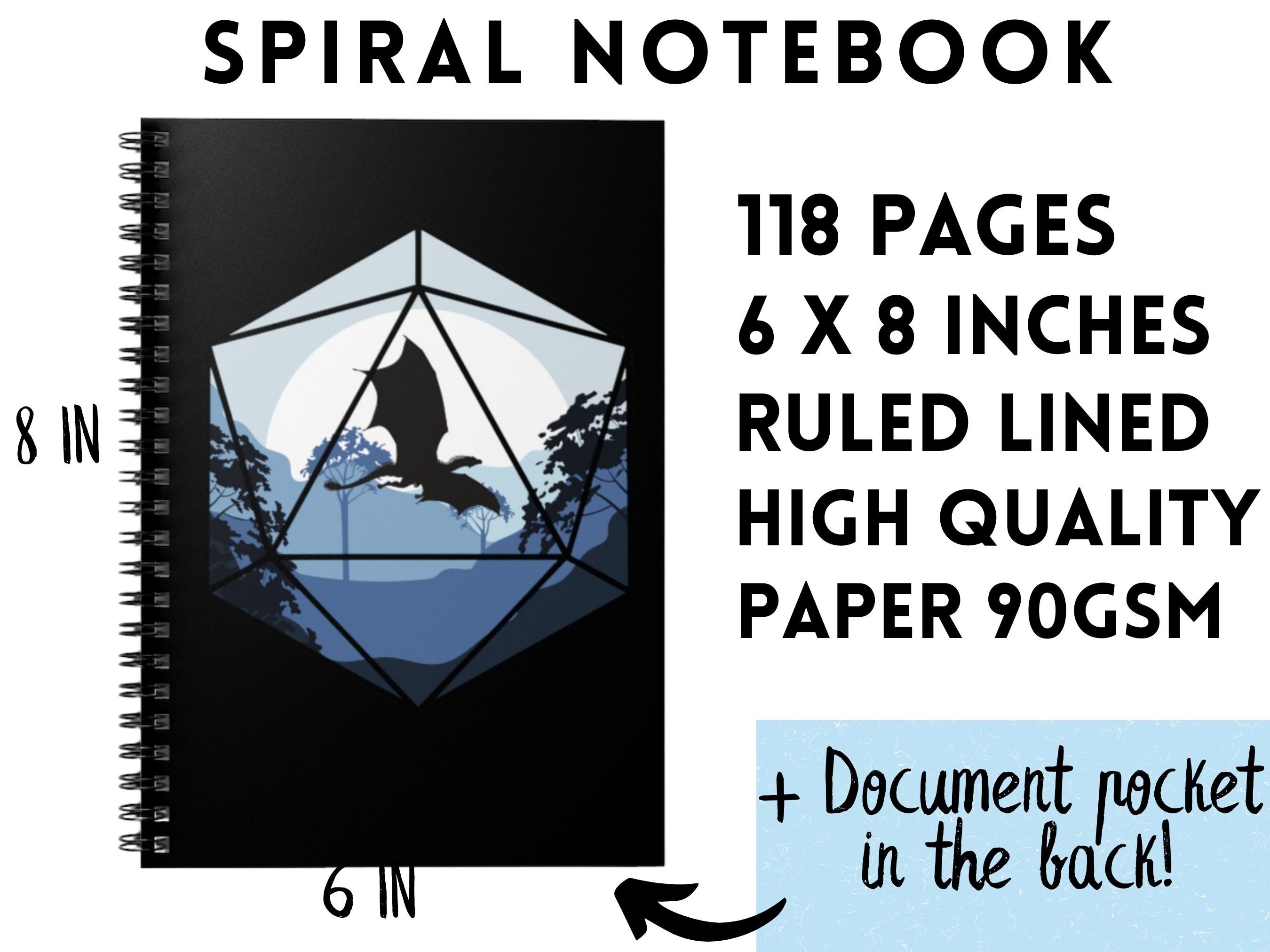 DND NOTEBOOK D&D Campaign Journal Dungeon Master Notebook | Etsy