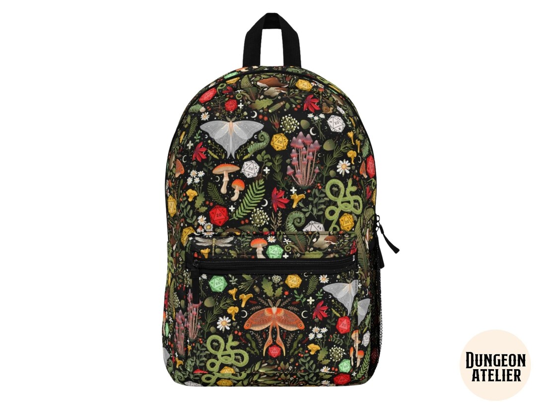 DRUID DND BACKPACK, Dnd Backpack for School, Dnd Druid, Mushroom ...
