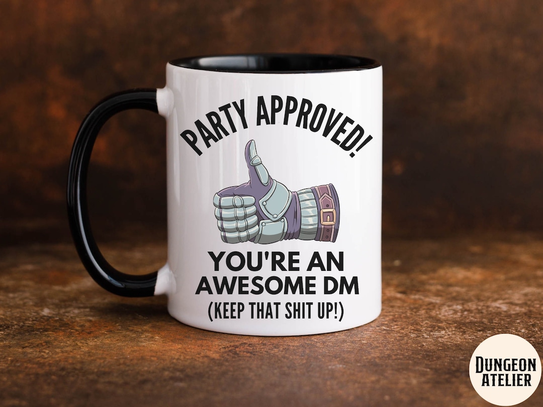 DM MUG, Dungeon Master Mug, Best Dm Mug, Gift for Dm, Dm Gift, Dnd Gift ...