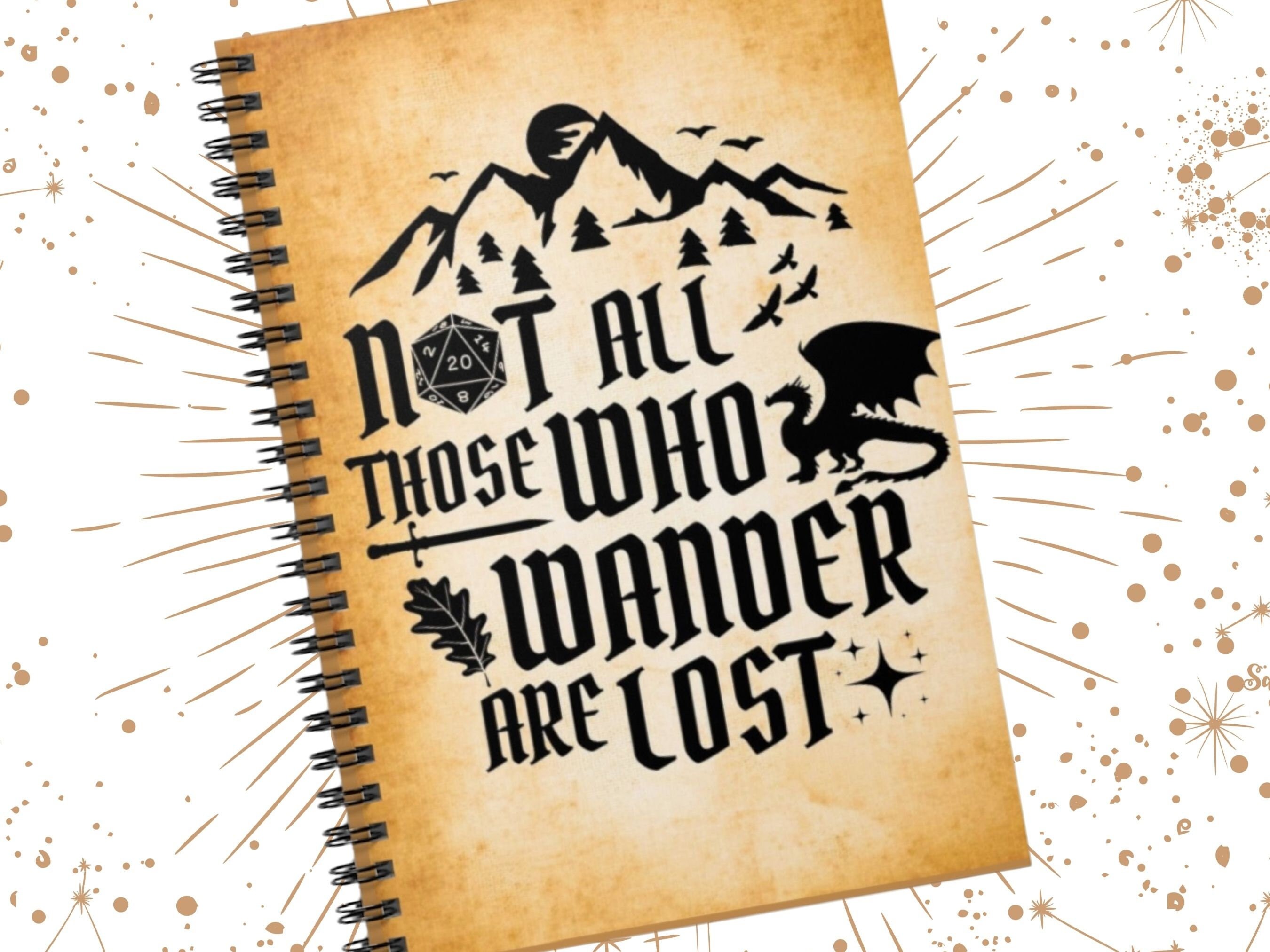 ADVENTURER DND Notebook Dnd Journal Dnd Character Journal | Etsy