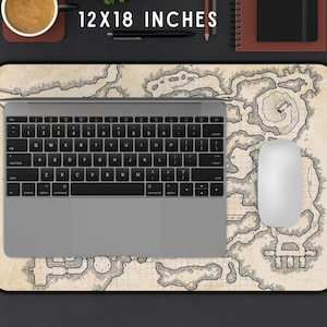 DND DESK MAT: Dungeon Cartography, Dnd Map, Dnd Computer Mat, Desk Mat ...