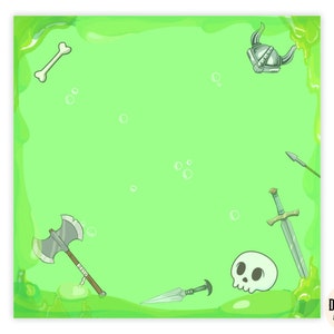 DND STICKY NOTES: Gelatinous Cube Post-it® Note Pads, Dnd Stationary ...