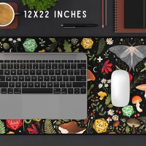 Dnd Desk Mat, Dungeons Dragons Deskmat, Druid, Dnd Dice Desk Mat ...