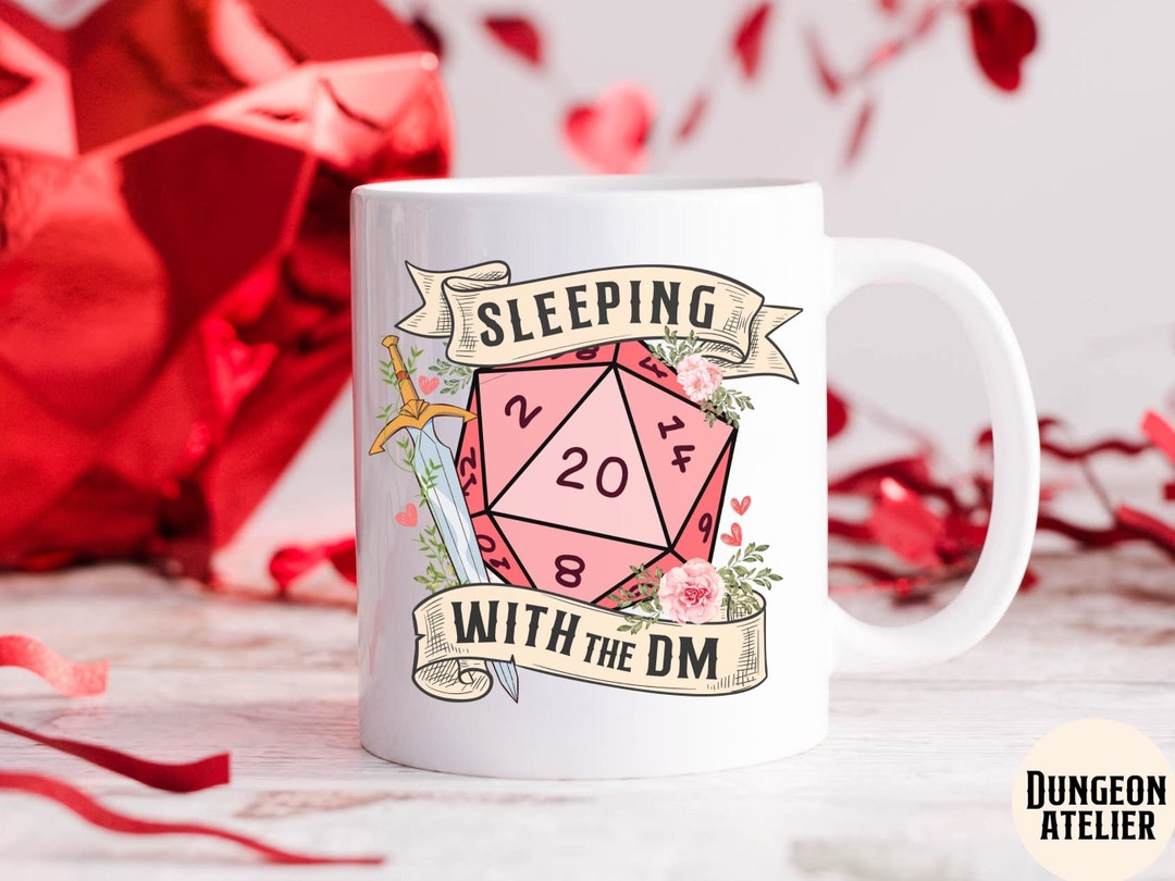 SLEEPING With the DUNGEON MASTER Mug, Sleeping With the Dm, Dnd Mug ...