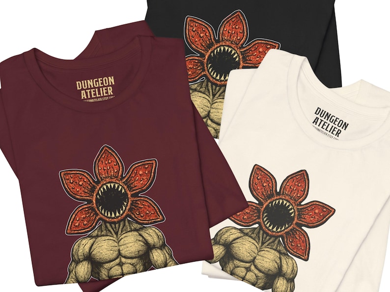 Demogorgon Weightlifting Stronger Things Tee | Funny Stranger Things ...