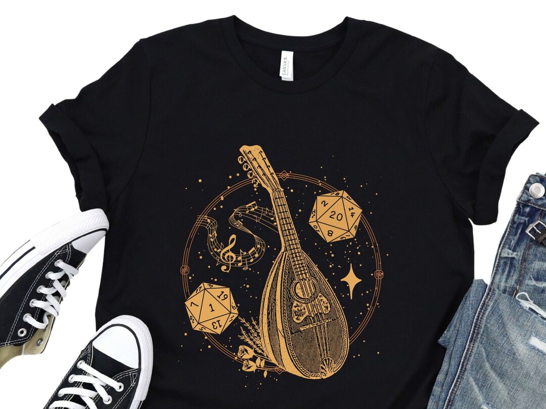 D&D Bard T-shirt: Vicious Mockery Dungeons and Dragons Dnd Bardic Shirt ...