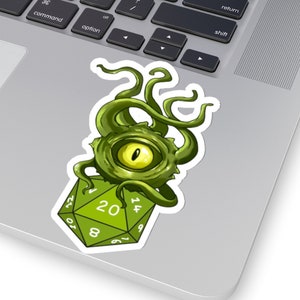 MONSTER DICE Dnd Sticker, D20 Sticker, Dnd Sticker Dice, Dnd Warlock ...