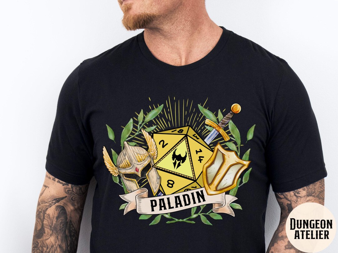 PALADIN DND SHIRT: Paladin Tshirt, Paladin Class, Dnd Shirt for Paladin ...