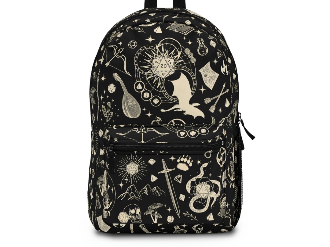 DND BACKPACK, Dnd Backpack for School, Dungeons and Dragons Backpack ...