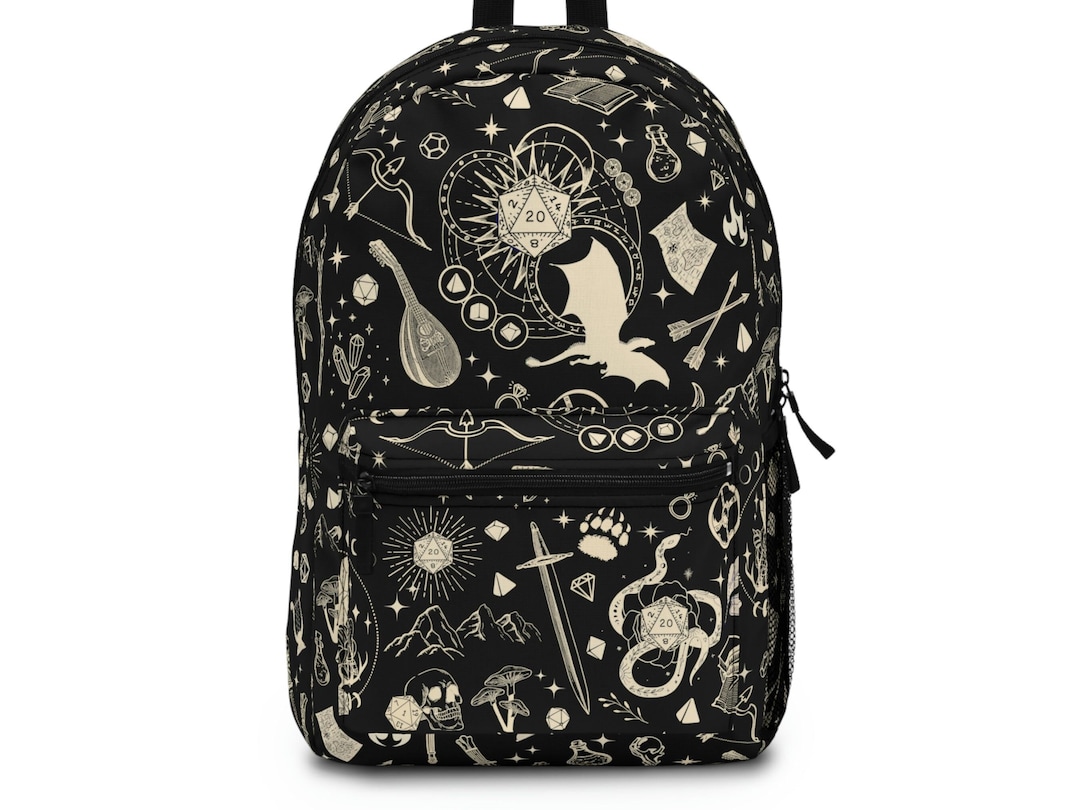 DND BACKPACK, Dnd Backpack for School, Dungeons and Dragons Backpack ...