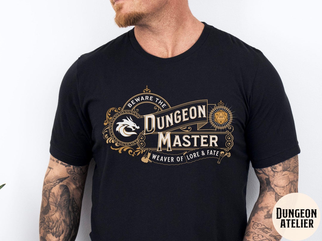 DUNGEON MASTER Shirt, DM Tshirt, Funny Dm Gift for Game Master, Dm ...