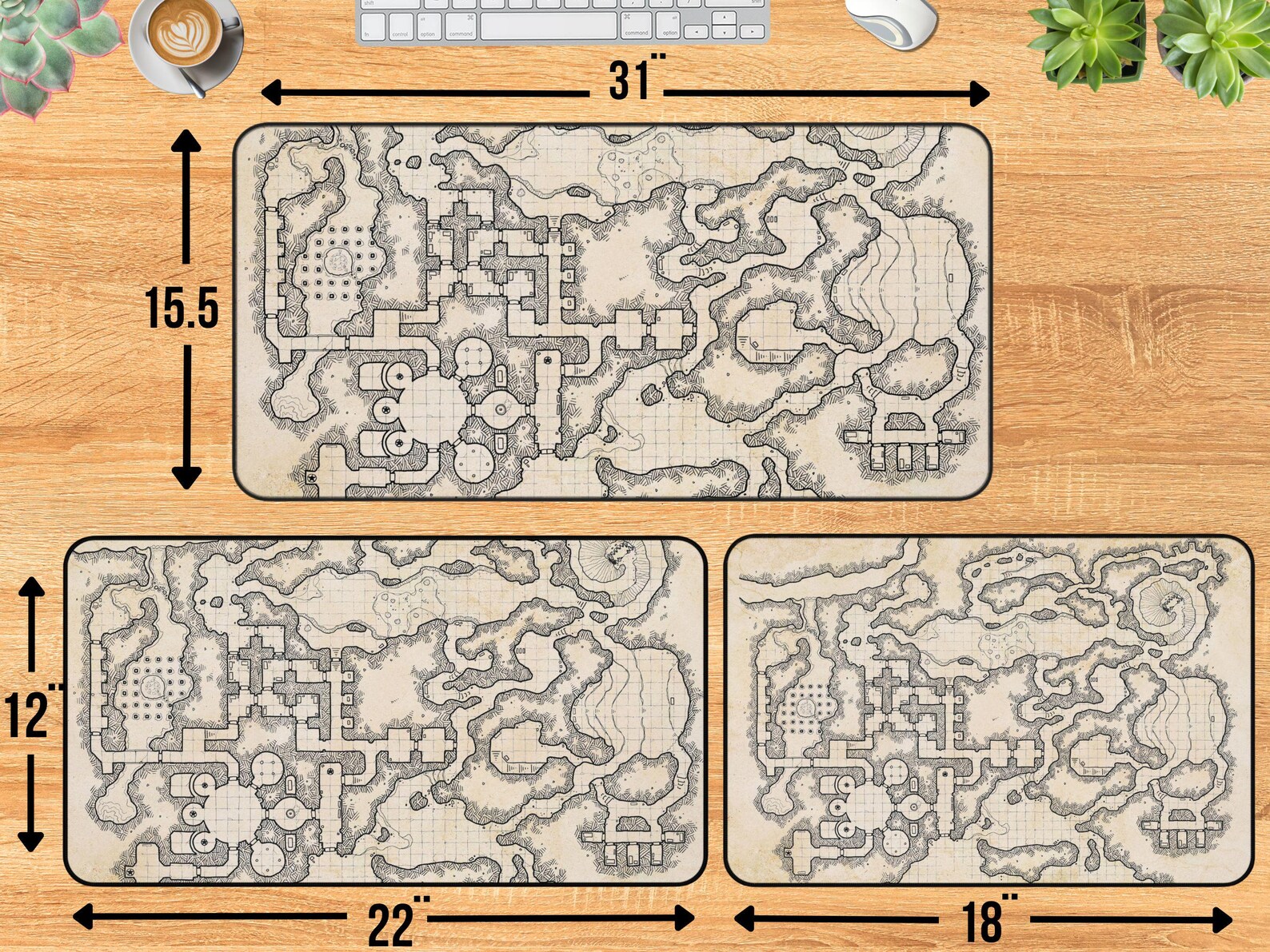 DND DESK MAT: Dungeon Cartography, Dnd Map, Dnd Computer Mat, Desk Mat ...