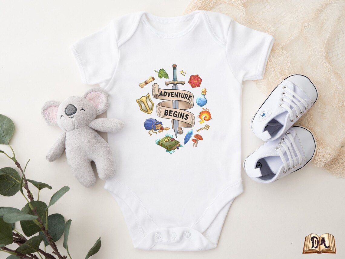 DND BABY Dnd Baby Clothes Dnd Baby Onesie Dnd Baby | Etsy