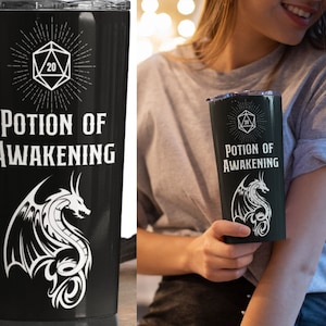 DND TUMBLER, Dnd Tumbler Cup, Dungeons and Dragons Tumbler, Dnd Gift ...